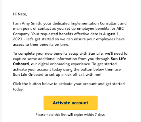 Signing in to your account in Sun Life Onboard – Sun Life Onboard