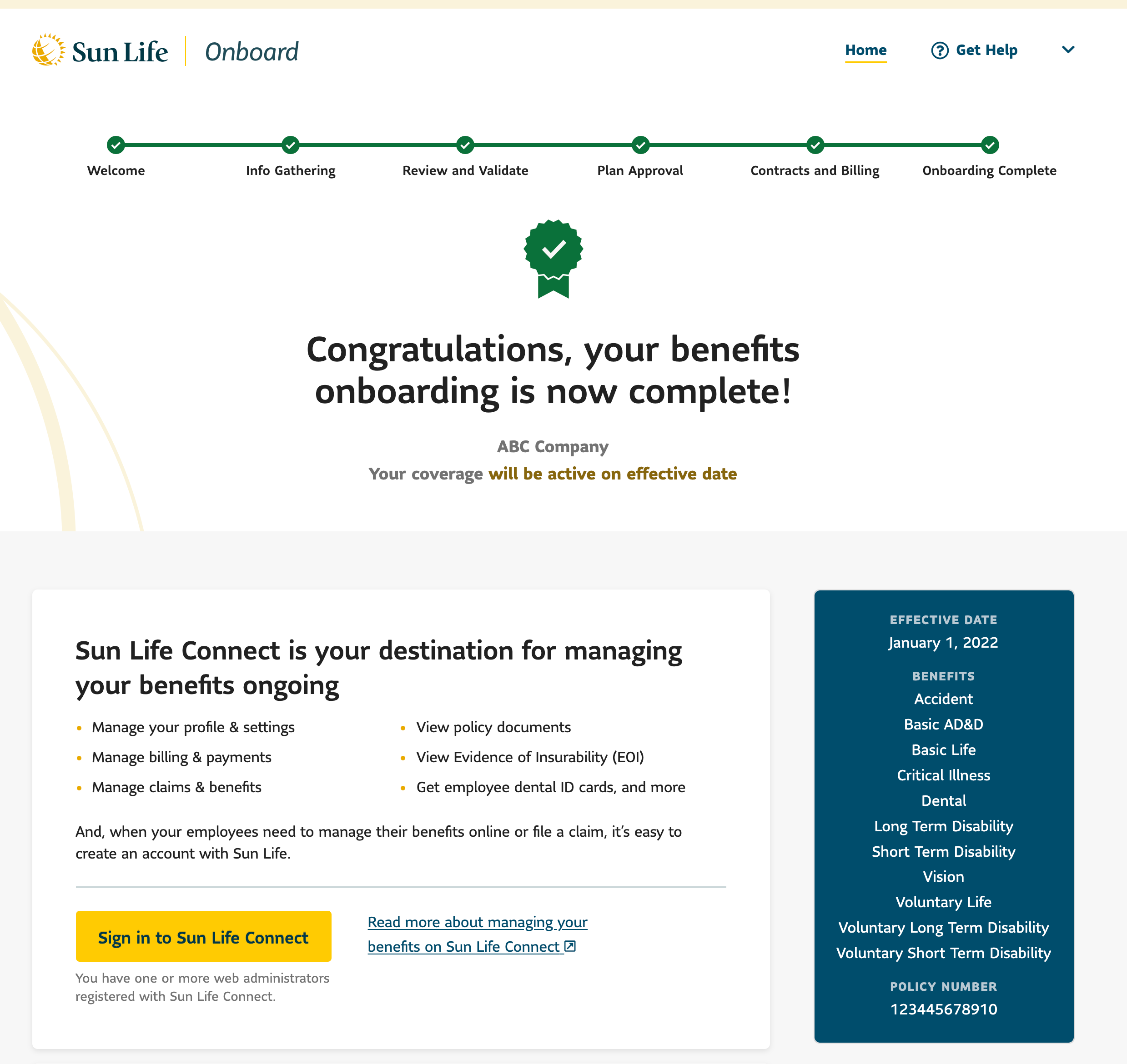 Track your Sun Life Onboard Progress – Sun Life Onboard
